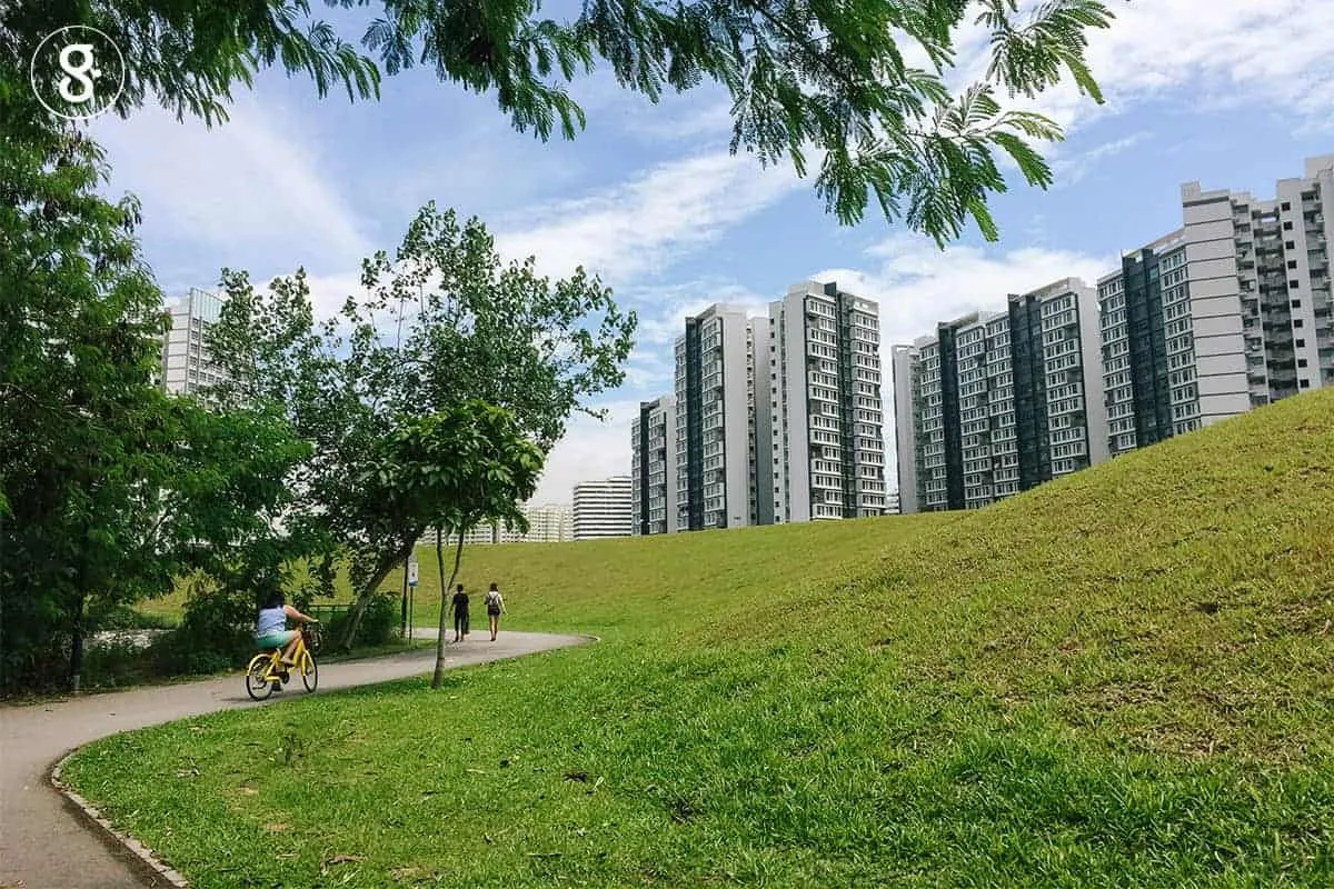 bicycle-04 - greenery.