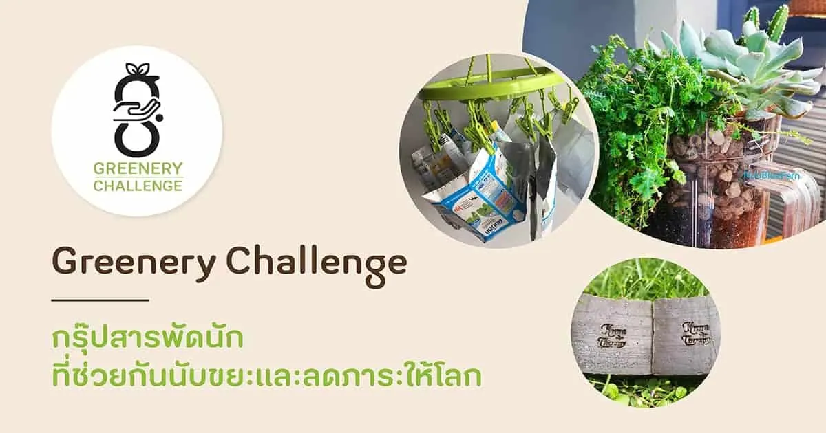 Greenery Challenge: กรุ๊ปสารพัดนัก ที่ช่วยกันนับขยะและลดภาระให้โลก - greenery.