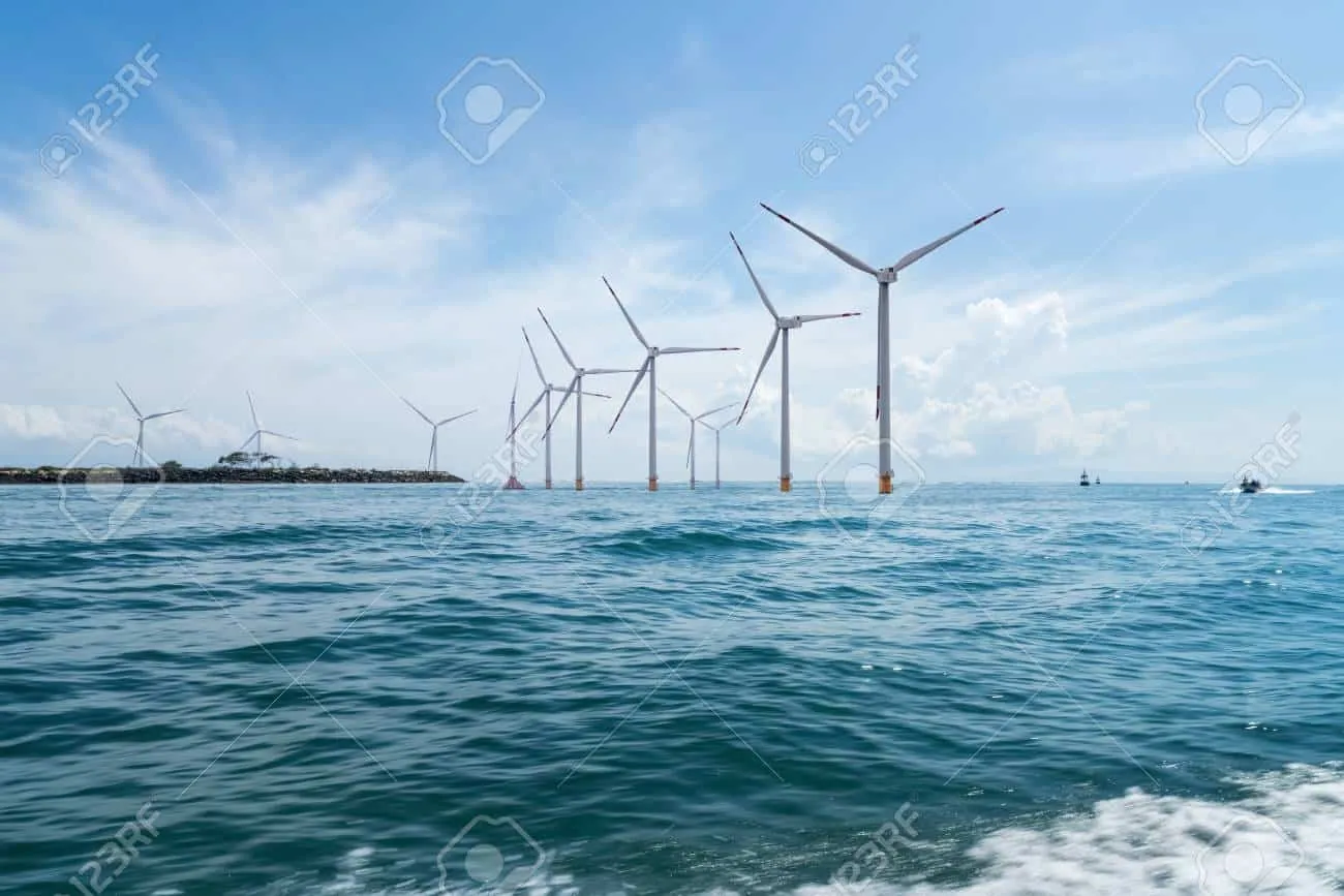 offshore wind farm - greenery.